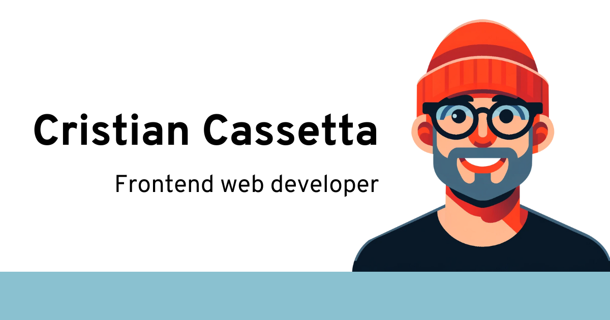 Cristian Cassetta | Web Developer